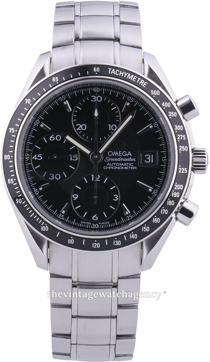 3210.50.00 Omega Speedmaster Date Black/Steel Ø40 mm USED € 2.920